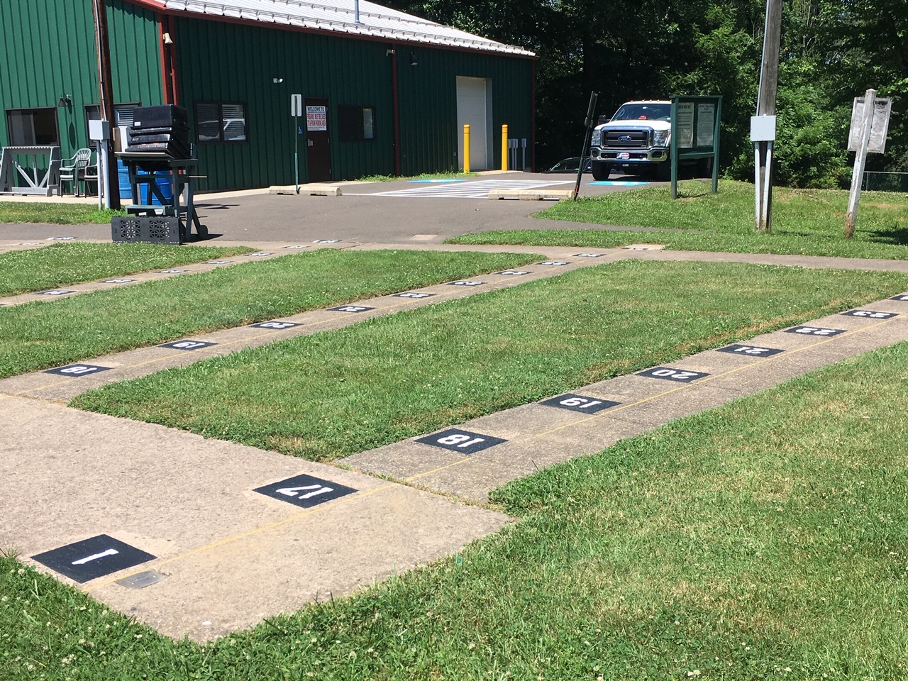 Painted Distance Markings | Bucks County | American Line Striping